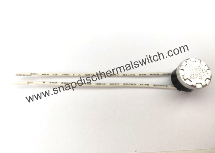 Single Pole Single Throw SPST Snap Disk Thermostat Switch For Pipeline ...