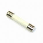 Power Supply Ceramic Tube Fuse Nickle Plated Copper Cap Fast Acting Fuse