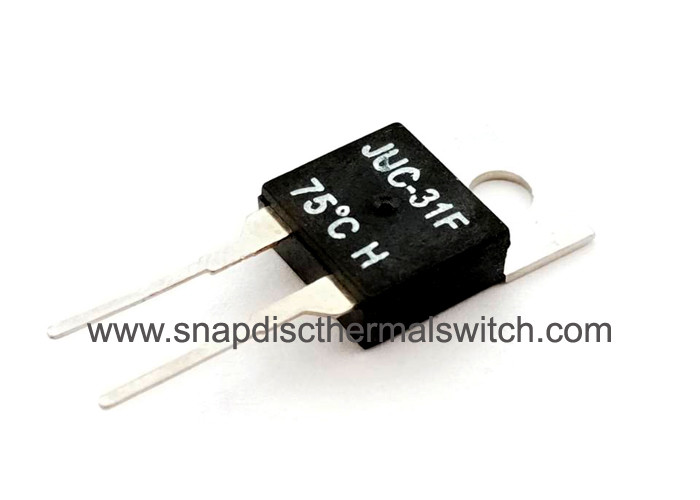 High Accuracy Miniature Thermal Switch 75 Deg C Temperature Cutoff Switch