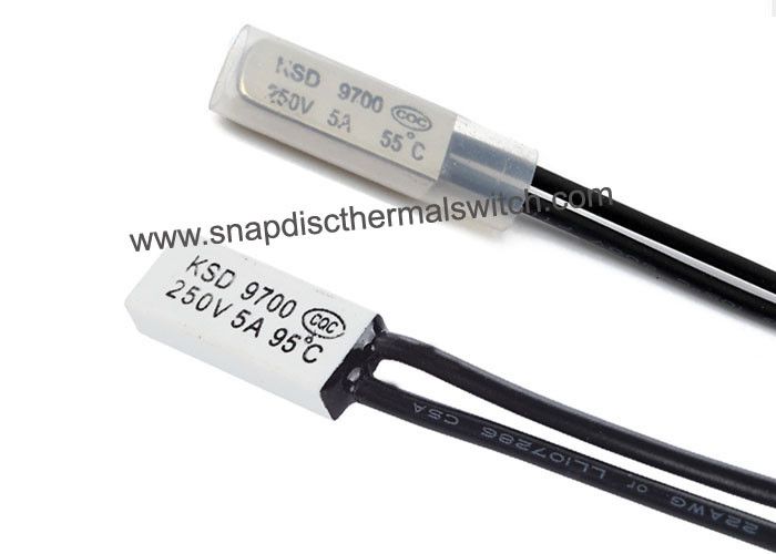 Overheat Protection Bimetal Thermal Protector 250V 5A 55C For Auto Wiper
