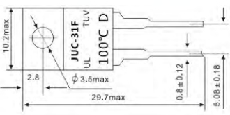 Fast Reaction Miniature Thermal Switch Safe Strong Micro Thermal Switch