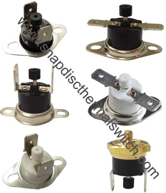 VDE Manual Reset Bimetallic Snap Disk Thermostat Switch For Electric Kettle
