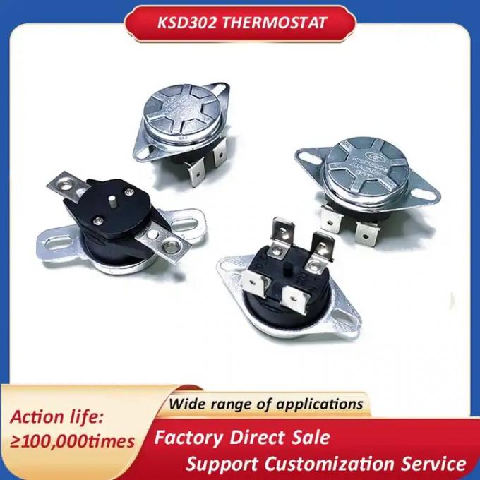 KSD302 Thermostat 25A 30A 40A Temperature Control Switch Bimetal ...