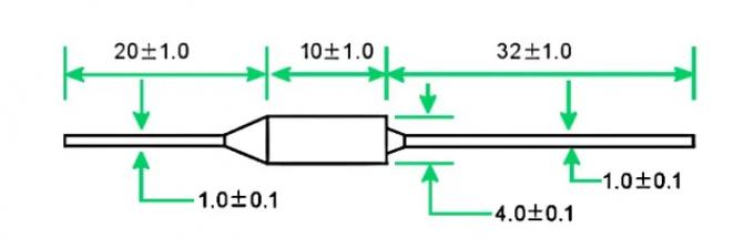Sefuse Sf240e 250V 10A 240c Jet Thermal Temperature Cutoff Fuse
